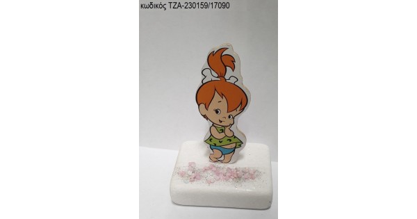 ΣΤΑΛΙΤΣΑ ΦΛΙΝΤΣΤΟΟΥΝΣ FLINTSTONES ΞΥΛΙΝΟ ΚΟΠΤΙΚΟ ΠΑΝΩ ΣΕ ΜΑΡΜΑΡΟ ΤΖΑ ...